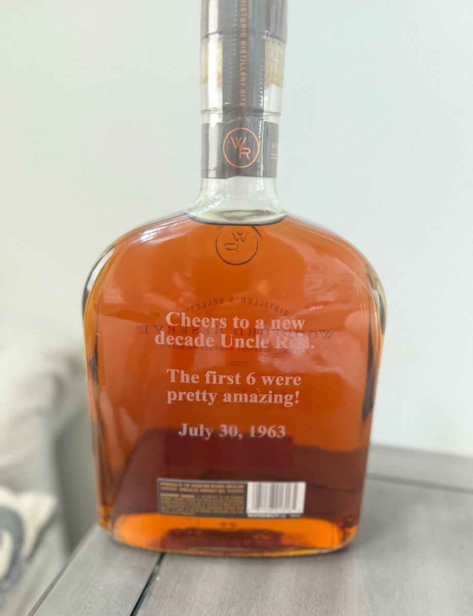 Custom Bourbon Bottle Engraving *Local Pickup Only* – Stealth Steel Designs
